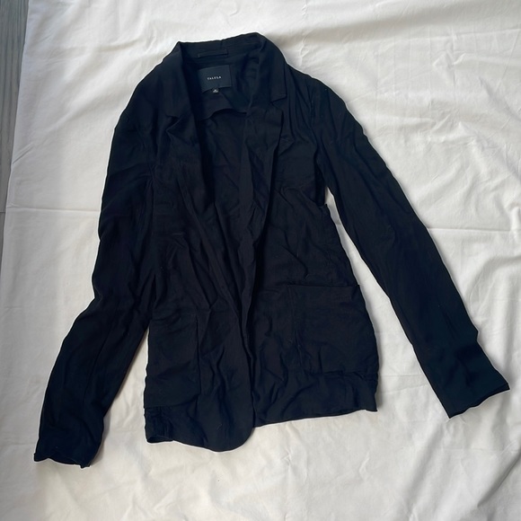 Talula | Jackets & Coats | Aritzia Talula Black Blazer With Pockets ...